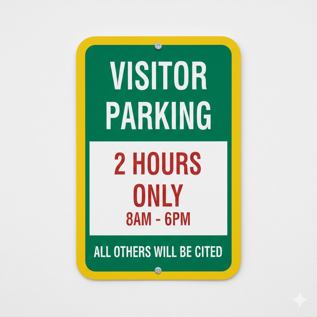 Aluminum Sign 18" x 12" - Moshi Web San Antonio Texas